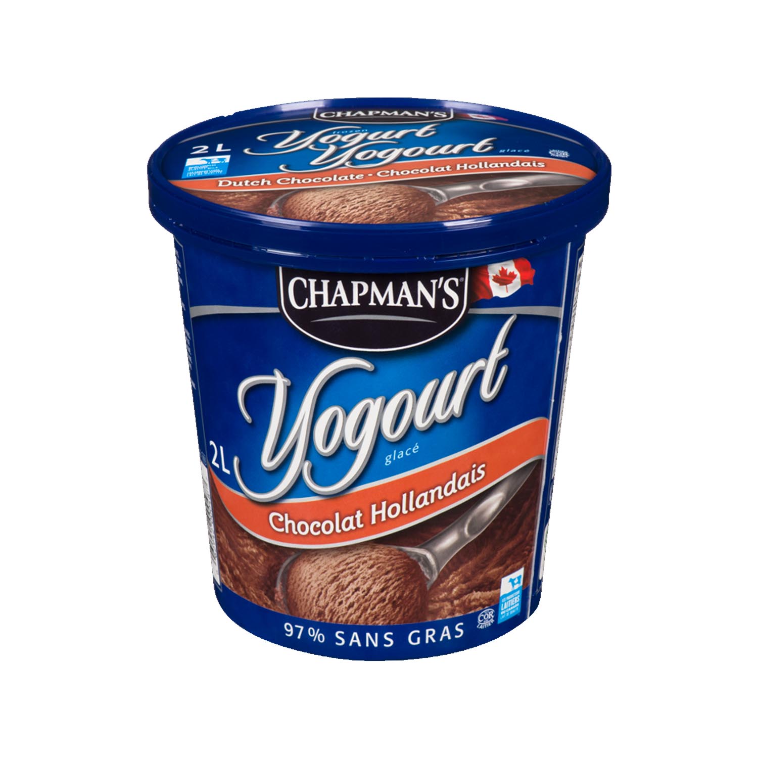 Frozen Chocolate Yogurt 2 L Ice cream and sorbet Mayrand